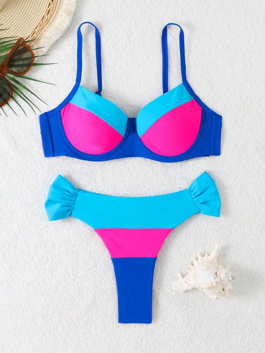 RWX VEST Biquíni Neon moda praia verão 2024 XX16 | SHEIN Brasil