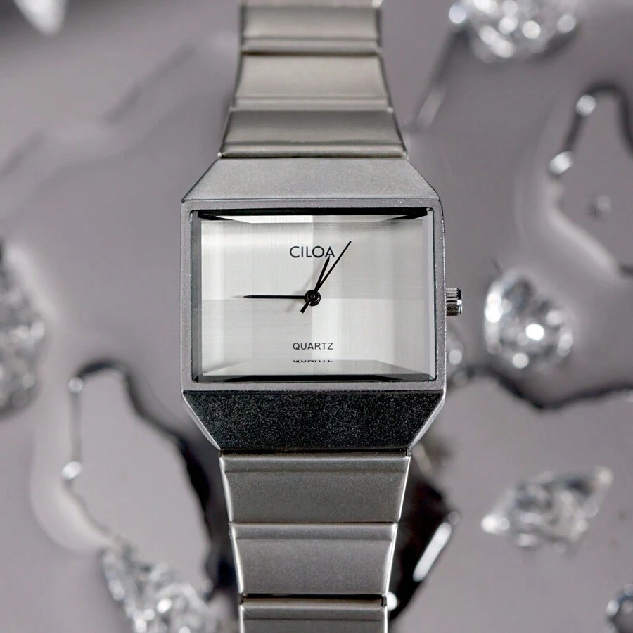 CILOA Simple Niche Watch Women's Workplace Waterproof Square Watch 2024 ...