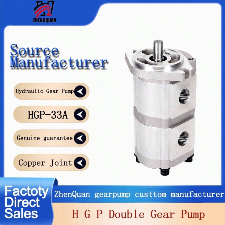 HGP Series 33A Hydraulic Pump Pompa Idraulica Double Gear Pump ...