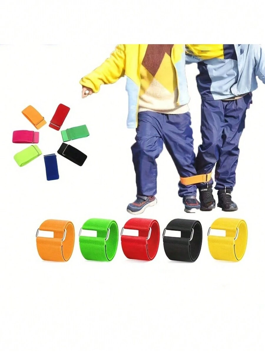 1pc Leg Tie Bands, Two-Person Three-Legged Outdoor Group Game, School ...