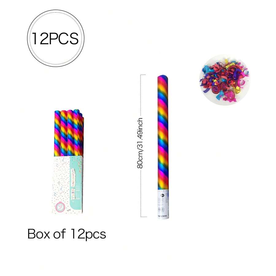 1 Piece Mini Confetti Shooter Handheld Do-It-Yourself Spring Loaded ...