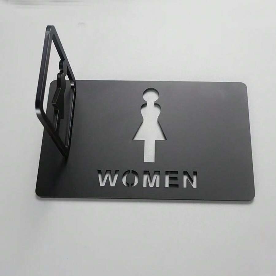 1pc 20x12cm/20x14.9cm Restroom Signage, Creative Gender Bathroom/Toilet ...