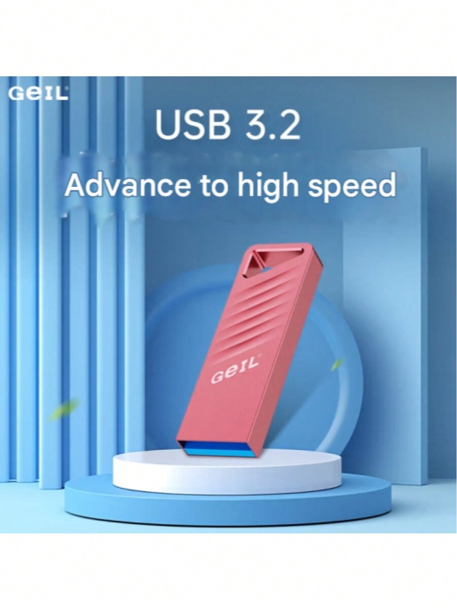 GEIL 128GB GH330 USB 3.2 High-Speed Flash Drive, Metal Body Portable ...