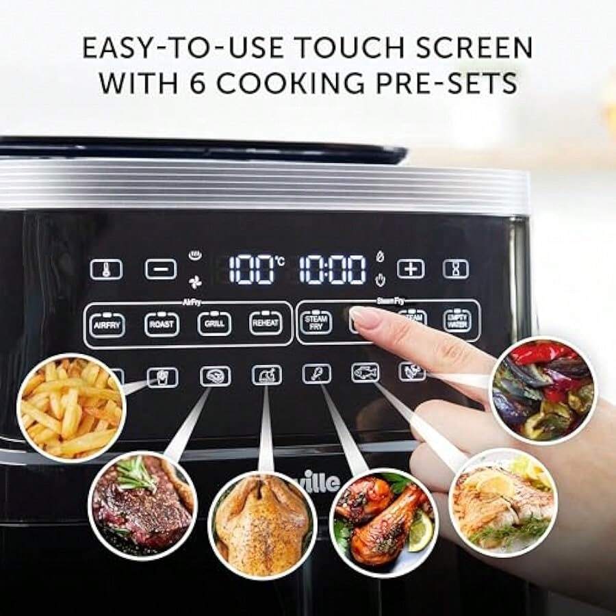 7L Digital Air Fryer With SteamFry Technology | 1700W | Steam Fry Bake ...