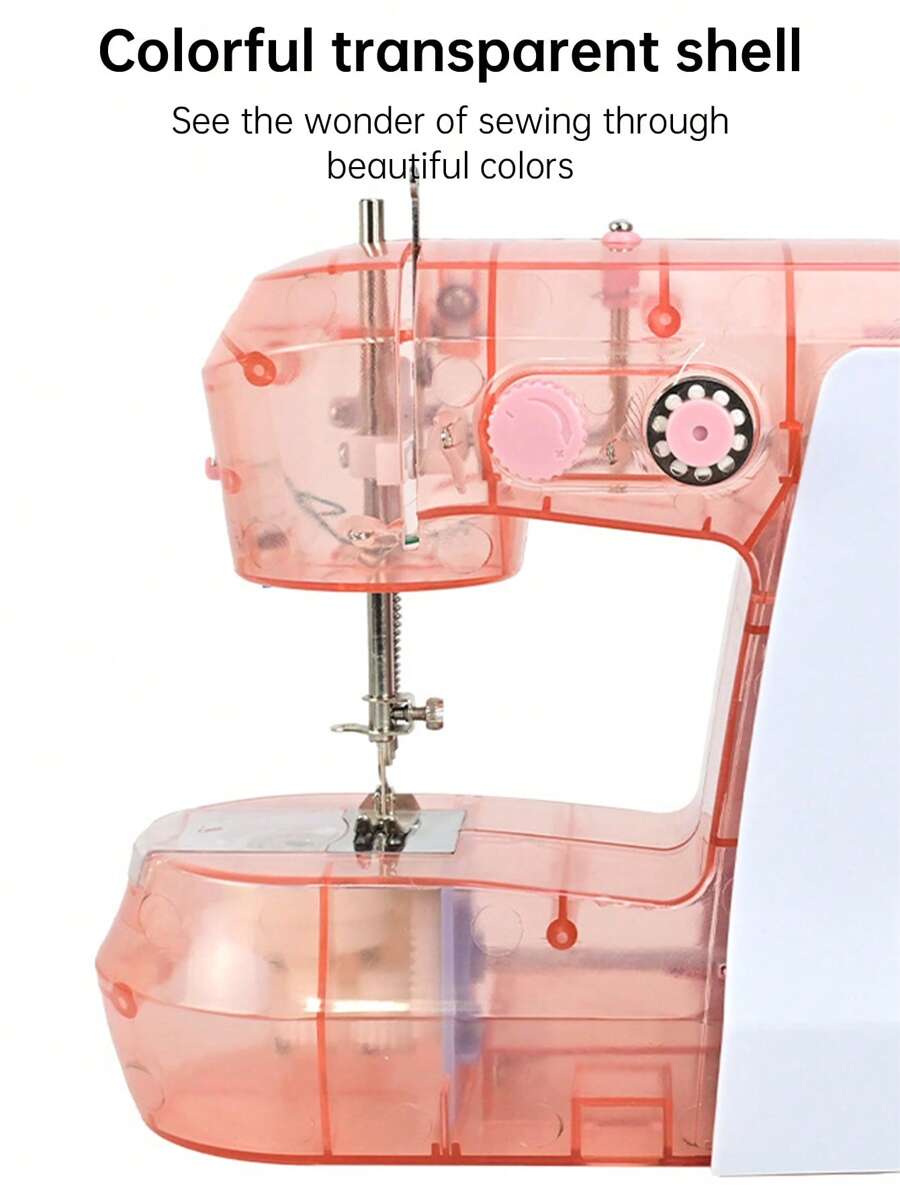 Electric Mini Sewing Machine Desktop With Pedal Home Version Portable ...