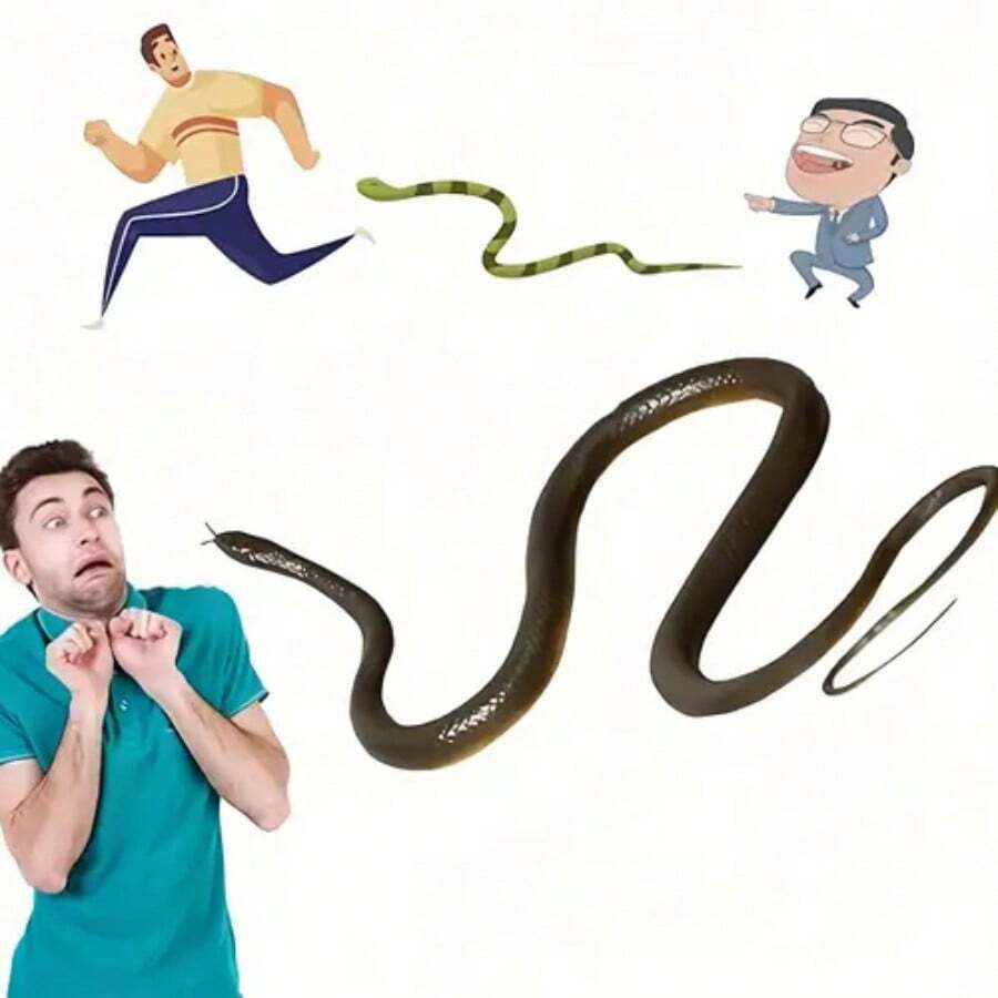 Ultimate Prank Snake Set - Realistic Rubber Snakes With Rulers, Ropes ...