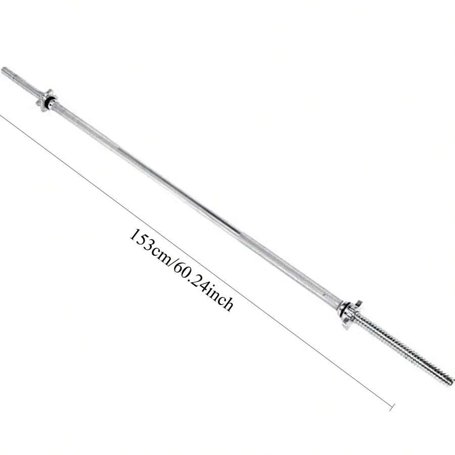 Barbell - Straight Standard Weight Bar With Threaded Ends, 5-6 Ft ...