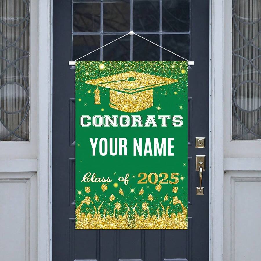 Graduation Party Decorations Personalized Name With Alphabet Stickers ...