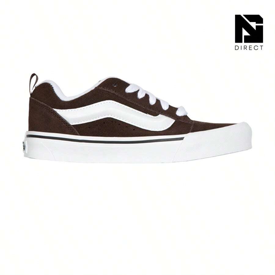 Vans Vans Knu Skool Black White (Youth) Women's Casual Shoes US M ...