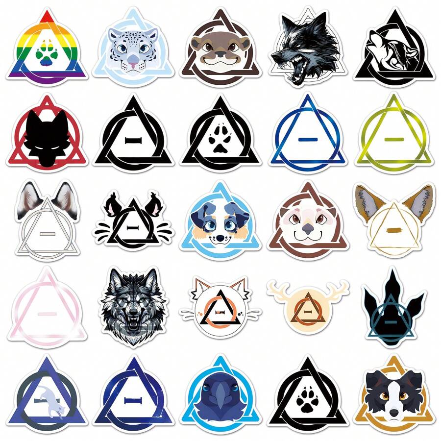 50PCS Therian Stickers Therian Stuff Therian Accessories Therian Decor ...