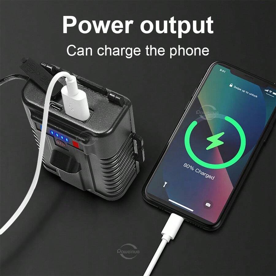 Upgrade Most Powerful LED Headlight Super Bright Big Aperture Head ...