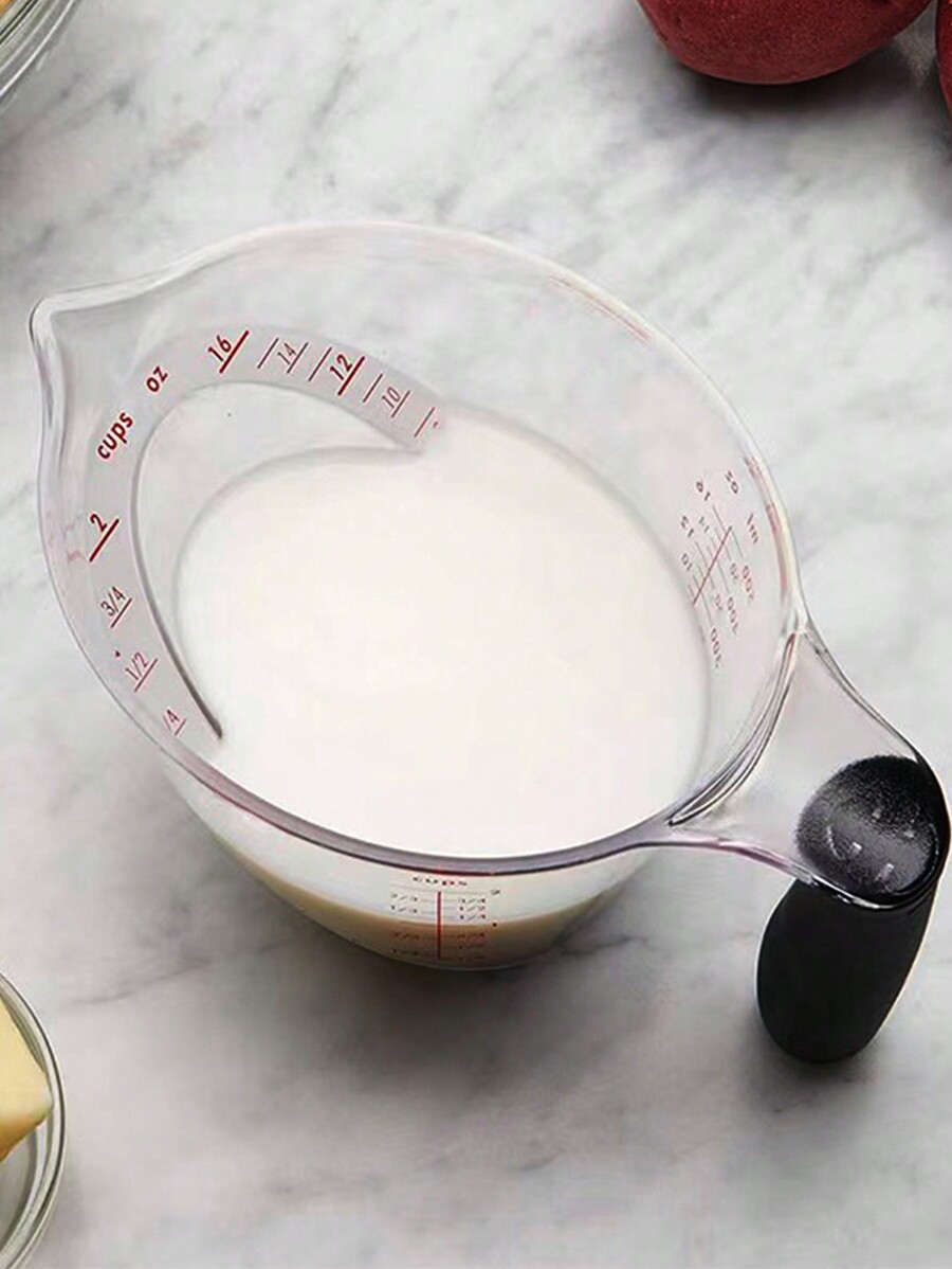 1pc Multi-Angle Clear Measuring Cup With Markings, Household Baking Tool With Standard ...