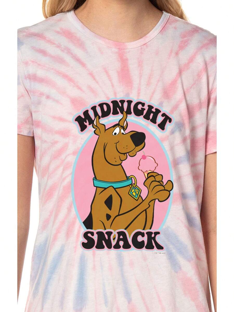 PJammy Scooby-Doo Women's Midnight Snack Nightgown Sleep Pajama Shirt ...