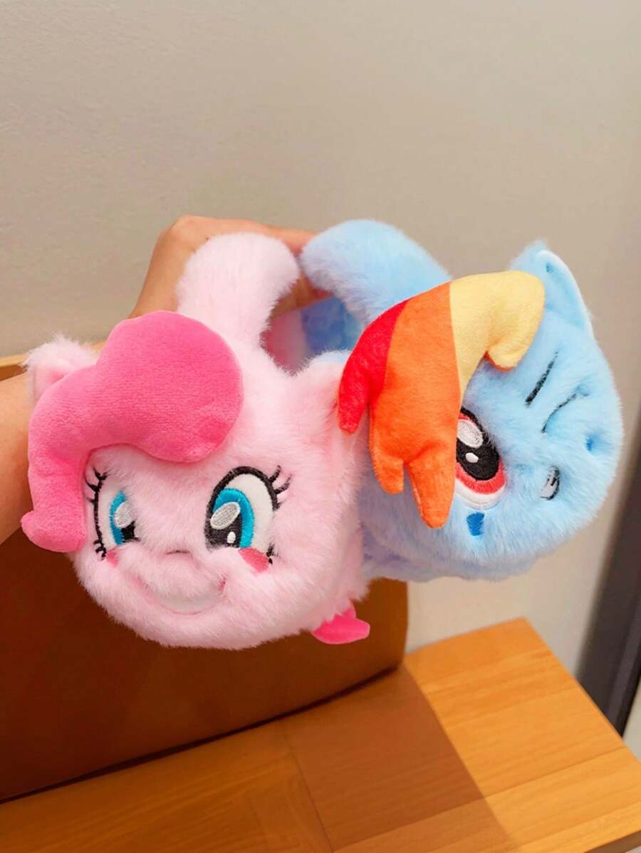 MY LITTLE PONY Fuzzy & Fluffy Ear Muffs For Women & Men, Cute Cartoon ...