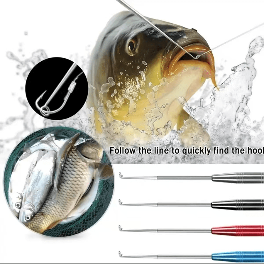 Stainless Steel Fish Hook Remover, Extractor Detacher Rapid Decoupling ...