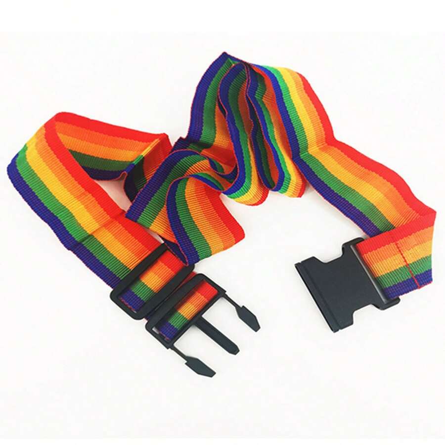 Miliocry 2/4pcs 2.2m Adjustable One-Piece Luggage Straps, Suitcase ...