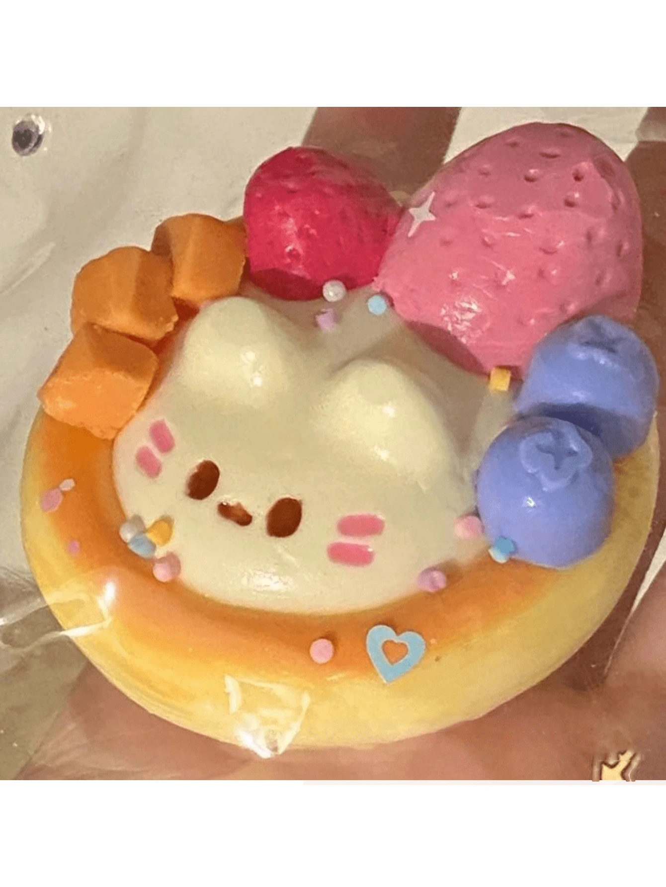 Small Cat Egg Tart Squeeze Water Sense Burst Cream Texture Anti-Stress ...