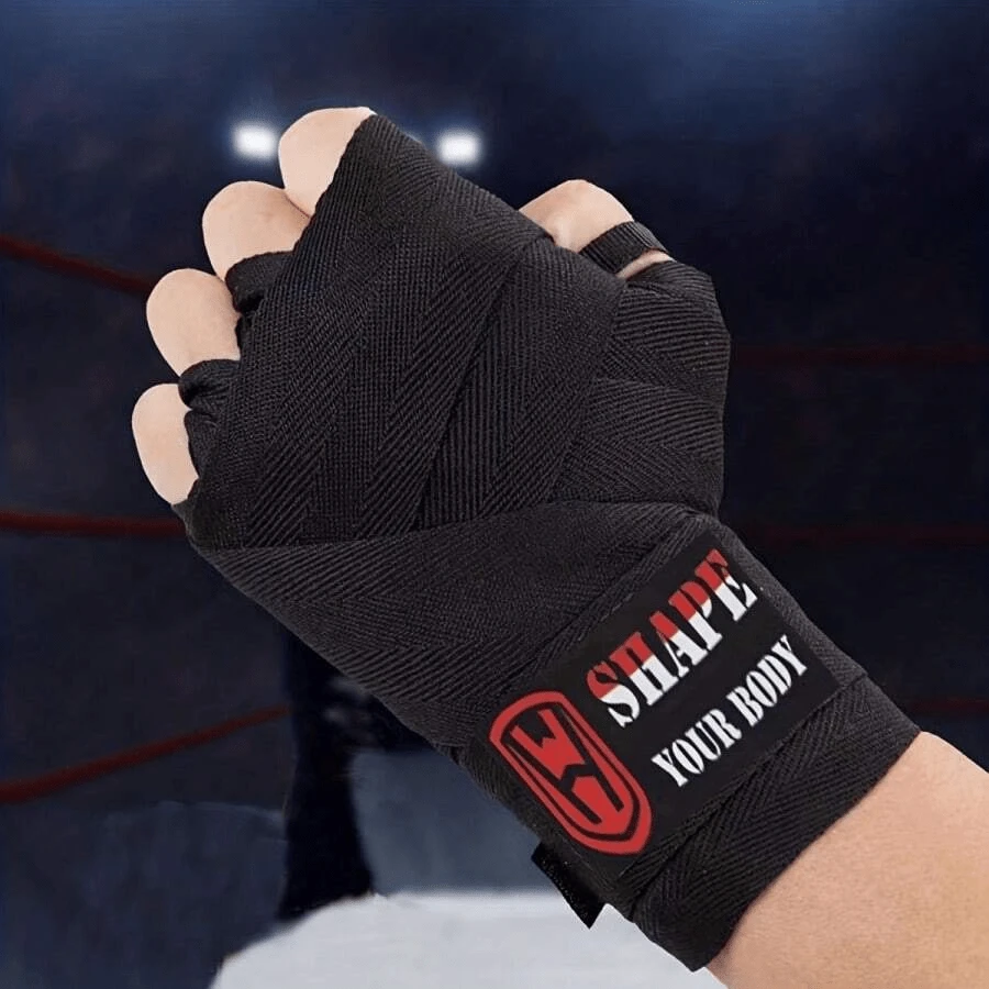 2PCS Fighting & Sanda Hand Guard, Elastic 120in/3.05m Boxing Hand Guard ...