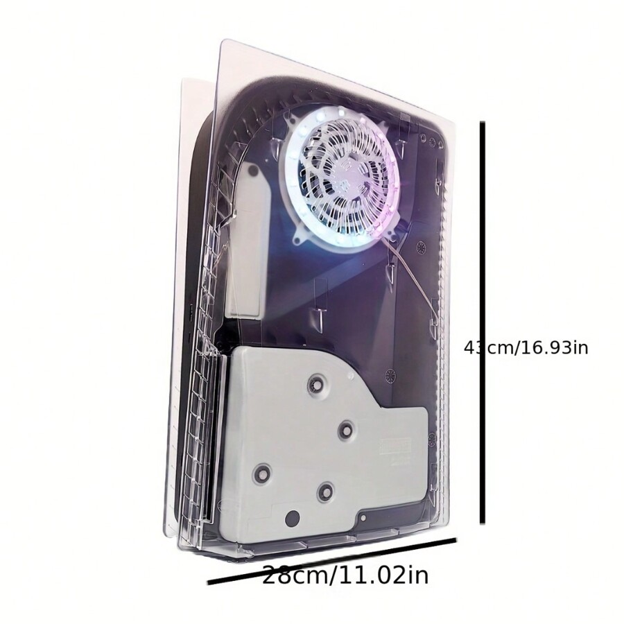 Transparent Housing With Cooling Vents, Compatible With PS5 Disc ...