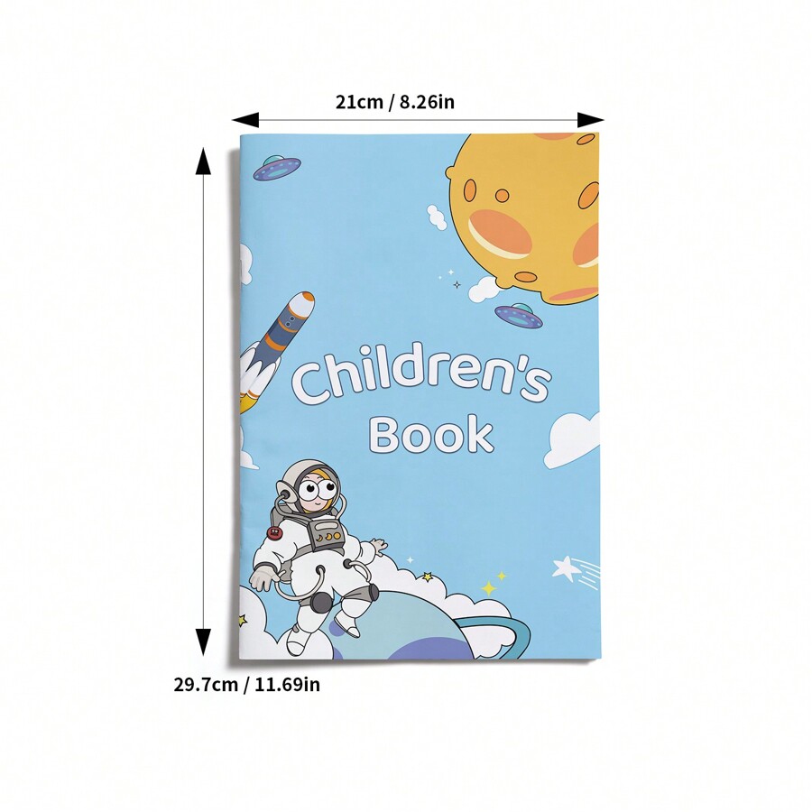 Interactive Alphabet Learning Book For Kids With Colorable Pictures ...