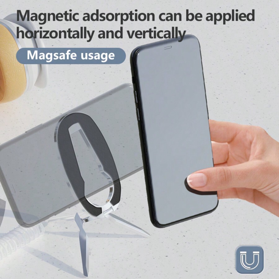 Learning And Live Streaming,Folding Magnetic Mobile Phone Holder, Multi ...