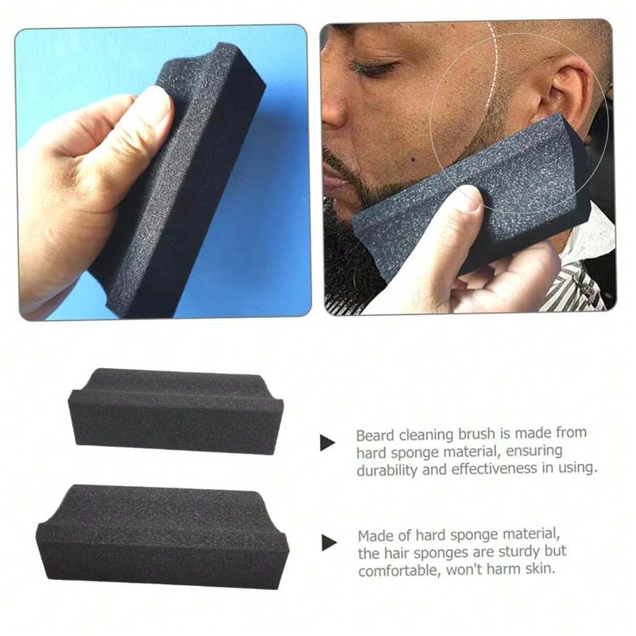 2pcs Sponge Beard Hair Catcher For Sink Beard Trimmer Catcher Beard ...