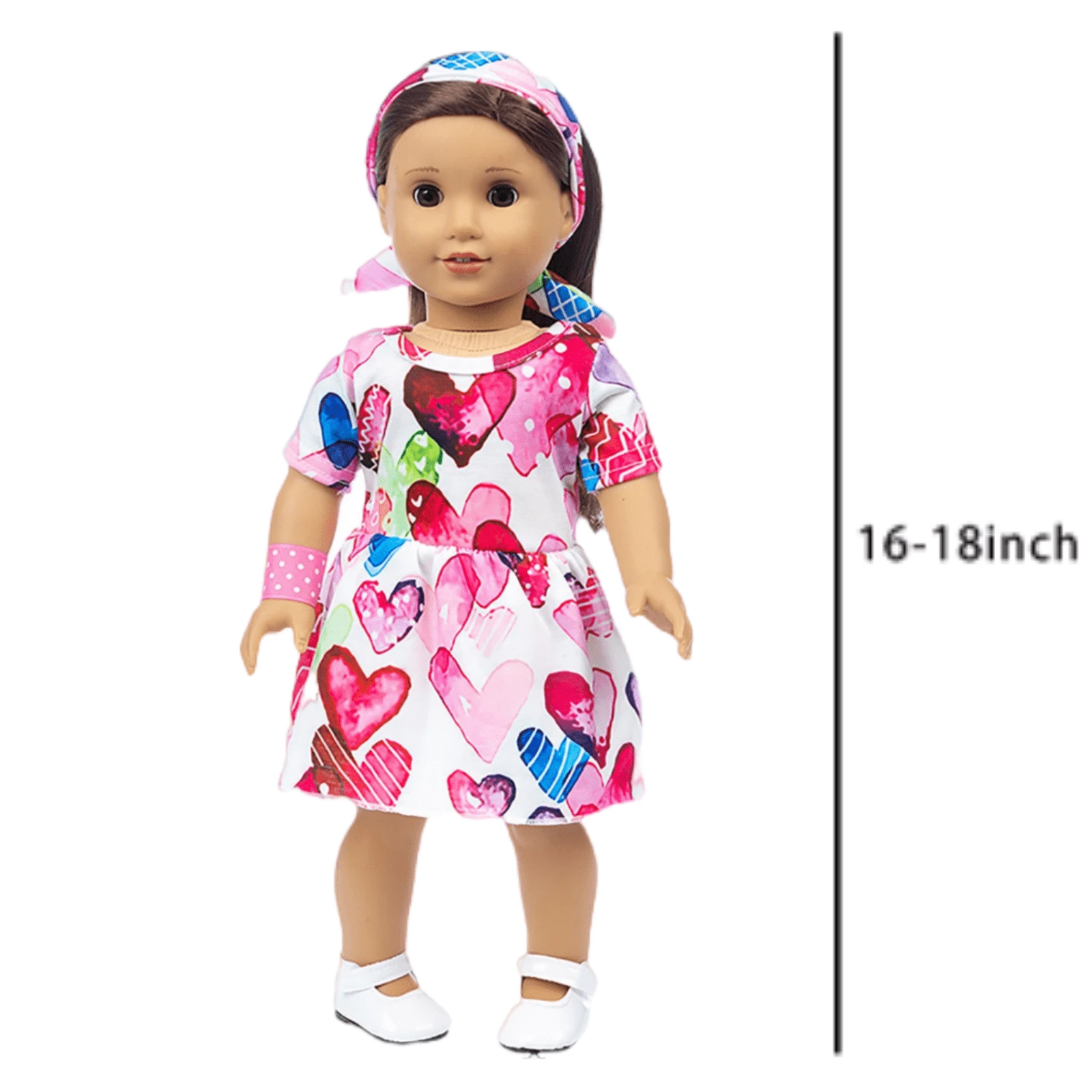 16-18 Inch Universal Doll Clothes For American Girl Dolls, 43cm Reborn ...
