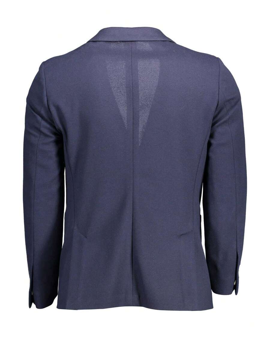 GANT Blazer Classic Fit Navy Men Blue Jackets | SHEIN UK