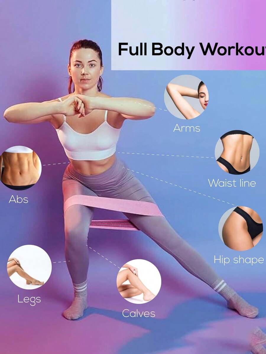 Resistance Bands, Exercise Workout Bands For Women And Men, Stretch ...