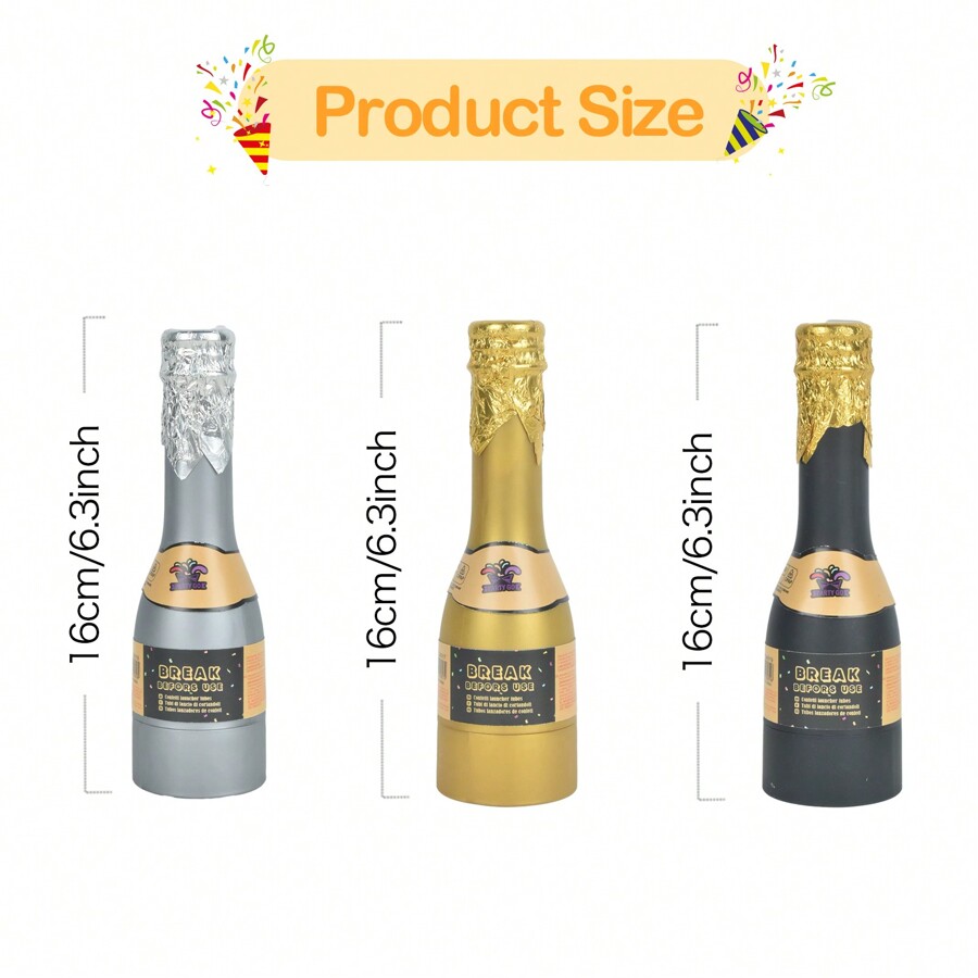 Mini Confetti Shooter Handheld Purple Do-It-Yourself Spring Loaded ...