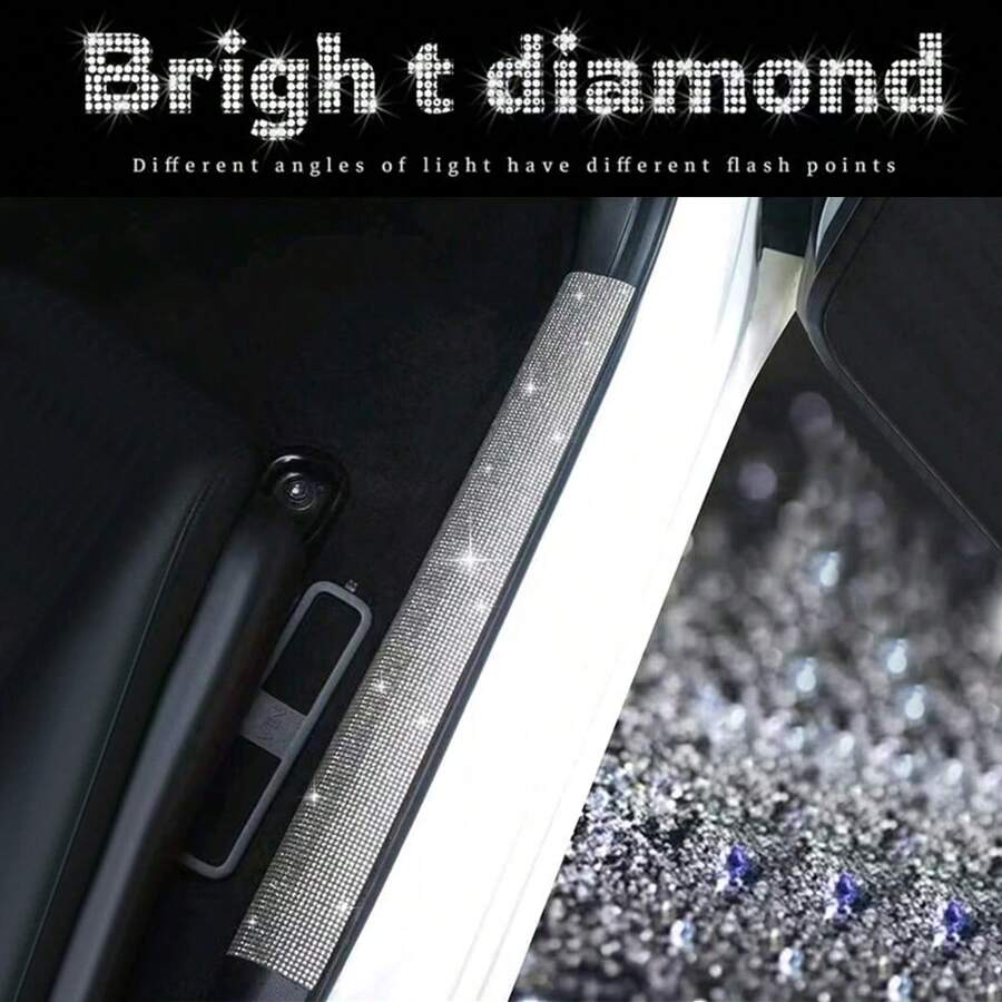 Flash Diamond 1 Black, Pink, White Threshold Strip, Door Pedal ...