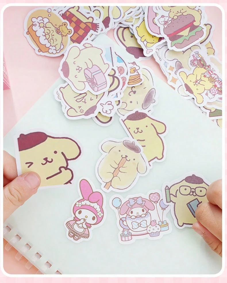 Sanrio Sanrio Cartoon Gift Box With 100 Non-Repeating Cute & Fun KT Cat ...