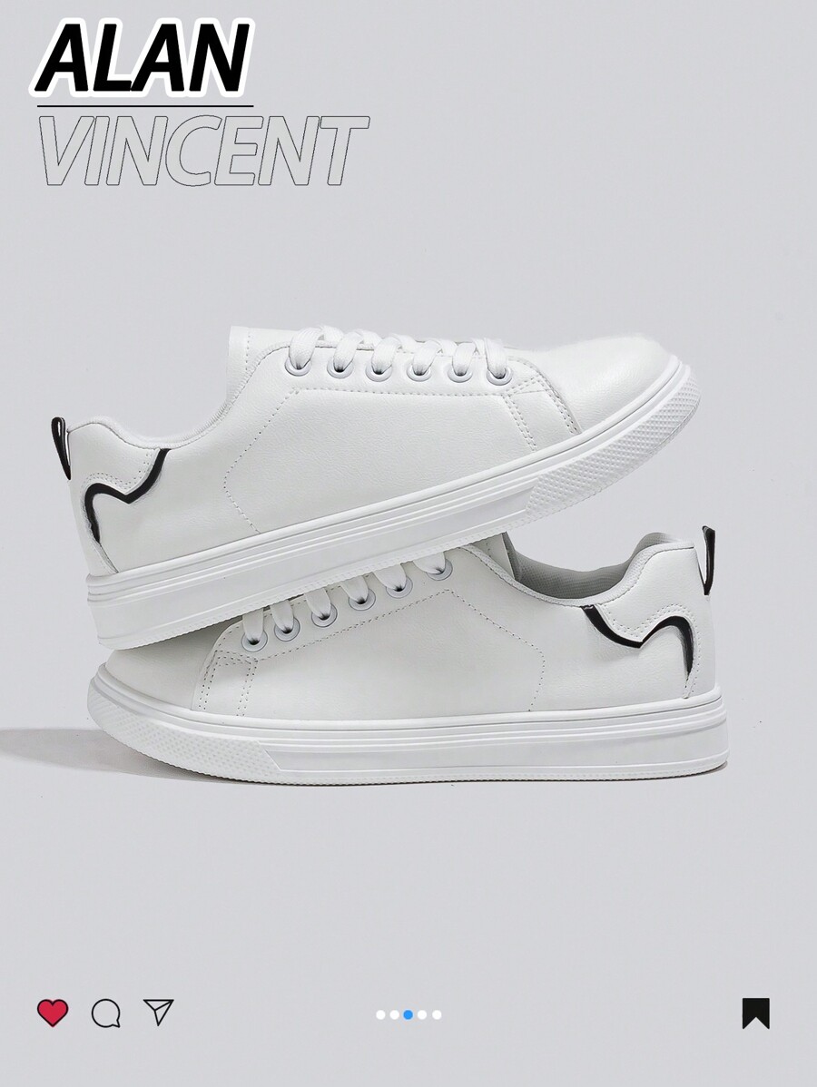 Alan Vincent [Série de Luxo Leve] Sapatos Brancos para Mulheres 2025 ...