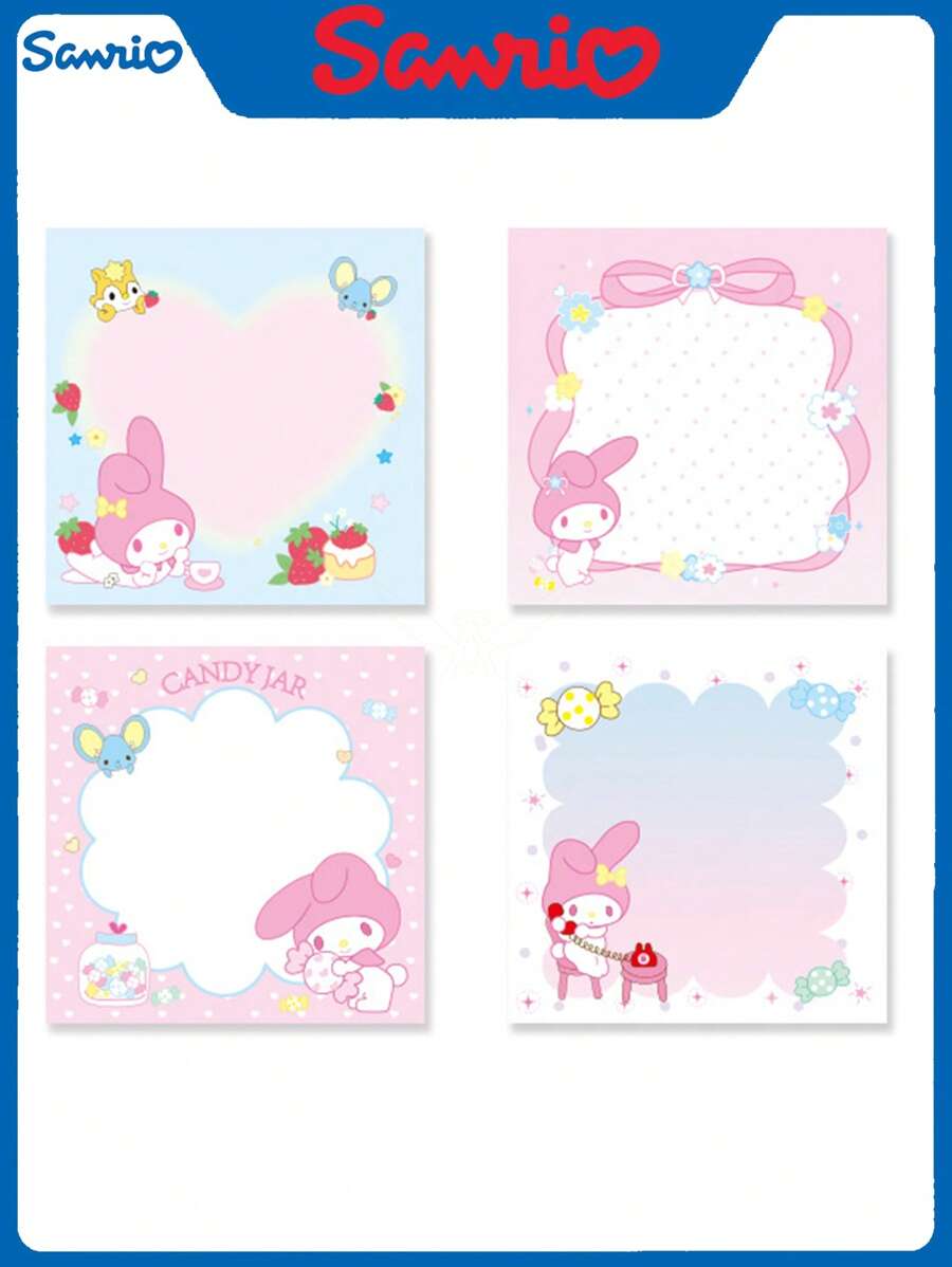 Een set van 4 stijlen van Sanrio New Memo Pads met hoge esthetiek ...