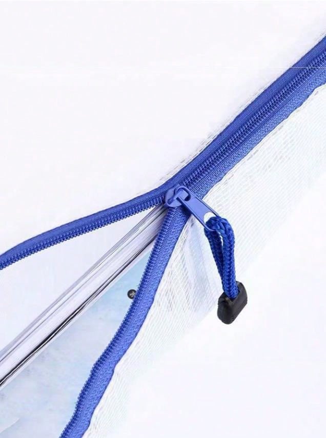 1pc Zippered Mesh Envelope, Zipper Pouch For Organizing & Storage, Fits ...