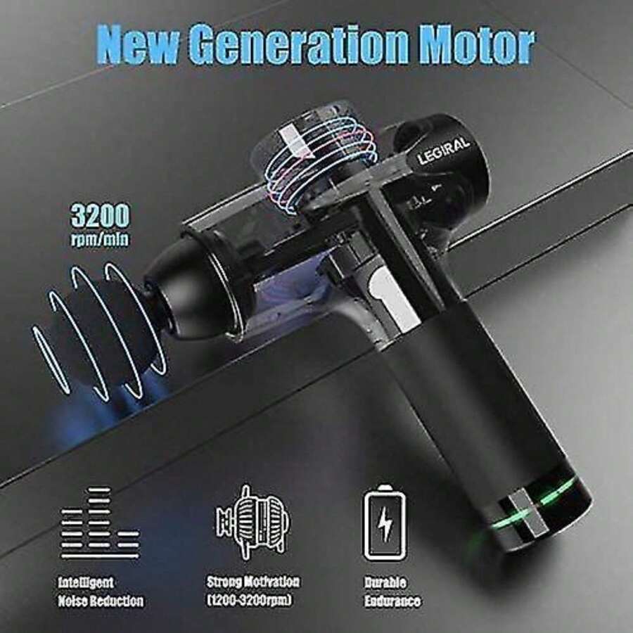 Legiral Le3 Handheld Deep Tissue Massage Gun Helps Relieve Sore Muscle ...