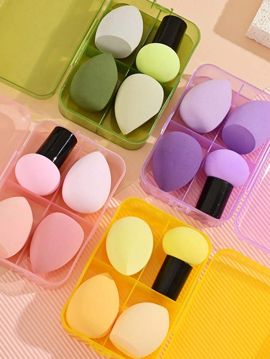 Set de esponjas de maquillaje con cabeza en forma de seta - Esponjas de ...