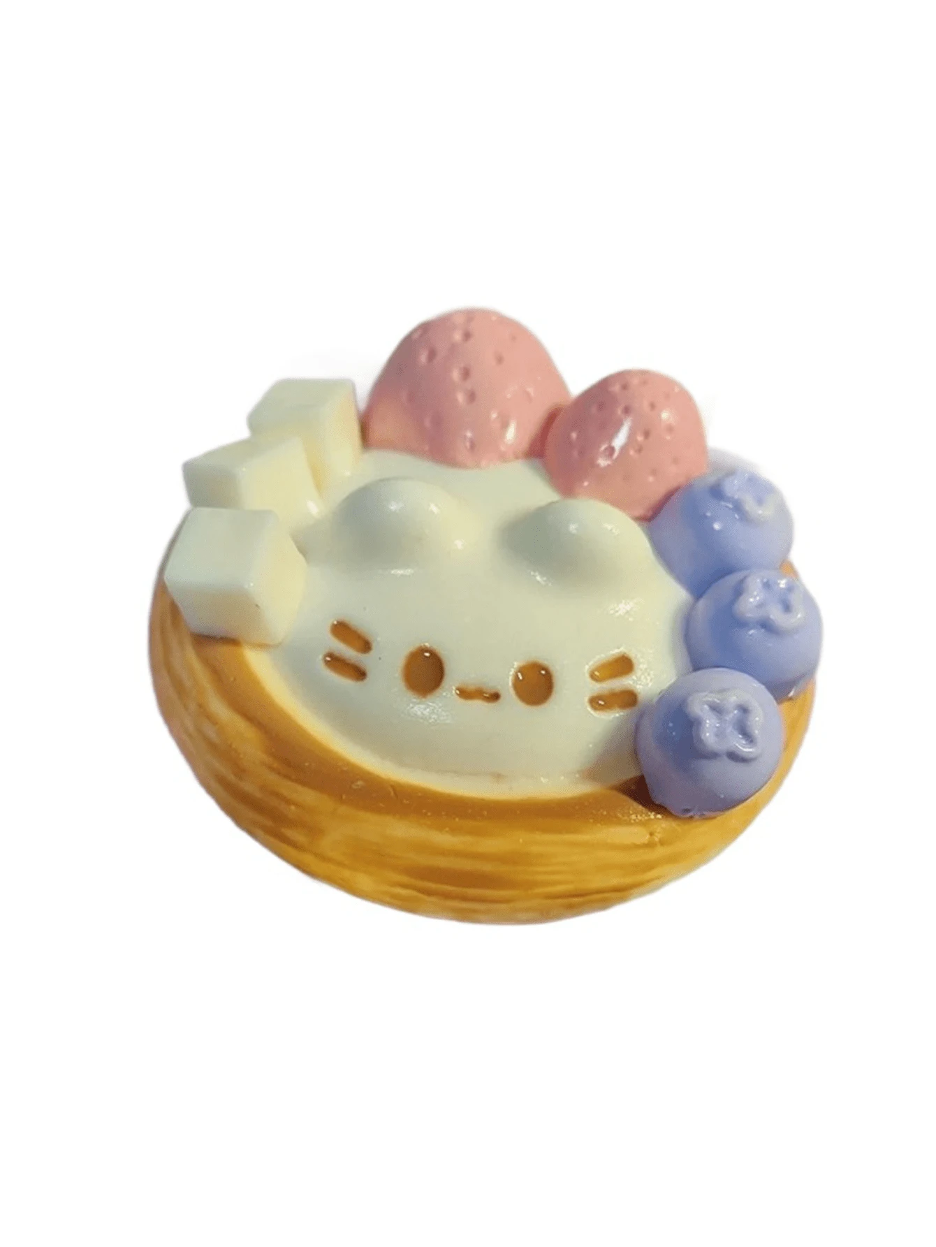 Small Cat Egg Tart Squeeze Water Sense Burst Cream Texture Anti-Stress ...