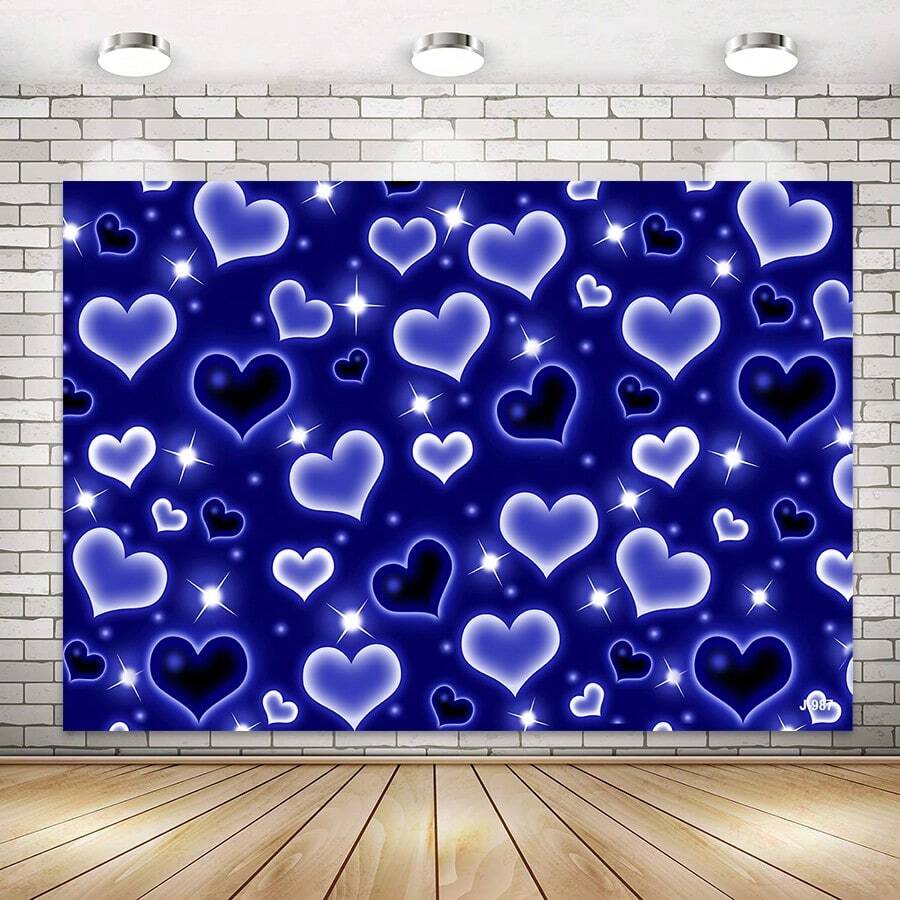 Red Heart Photo Backdrop 90s Backdrops For Photoshoot Valentine's Day ...