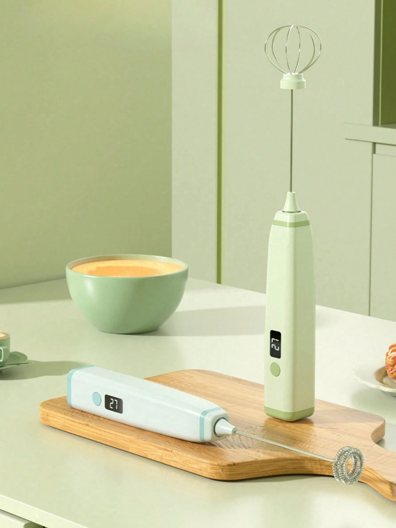 Handheld Electric Egg Beater With USB Charging, Kitchen Mixer ...