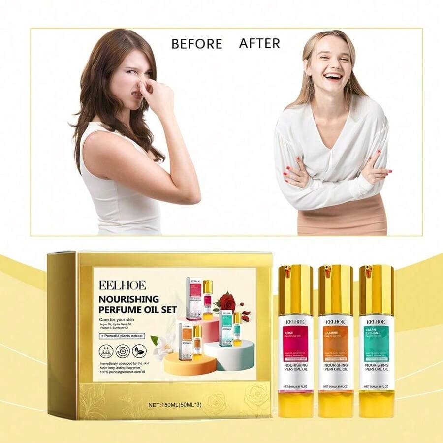 Women's Fresh Charm Perfume Set Women's Fresh Perfume Long-Lasting ...