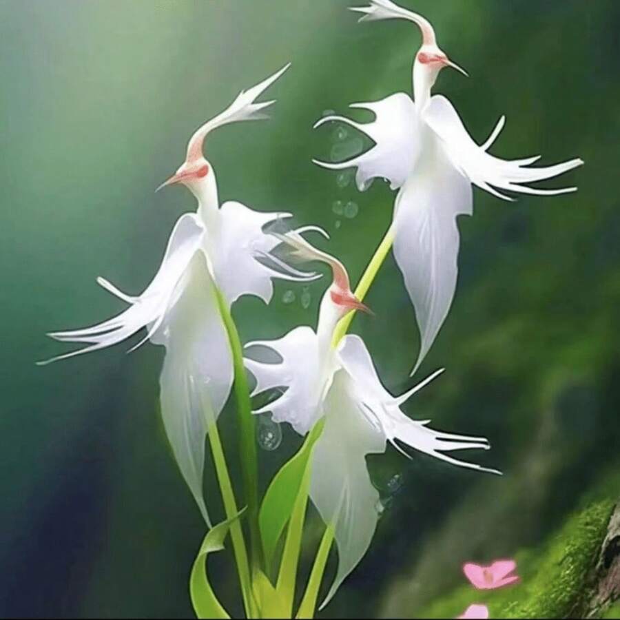 200pcs Of Precious Habenaria Radiata Flower Seeds | SHEIN USA