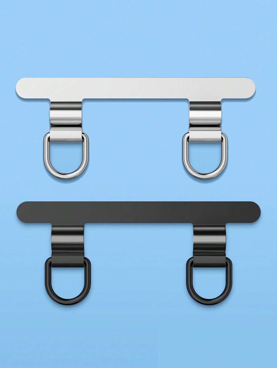 Mobile Phone Lanyard Clip Stainless Steel Clip Double Ear Metal Gasket ...