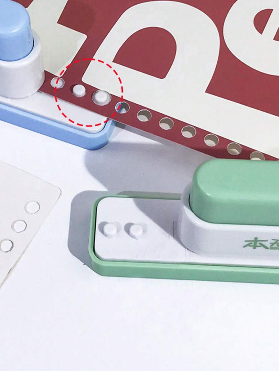 1pc Multi Functional Punching Machine Circular Hole Loose Leaf Notebook ...