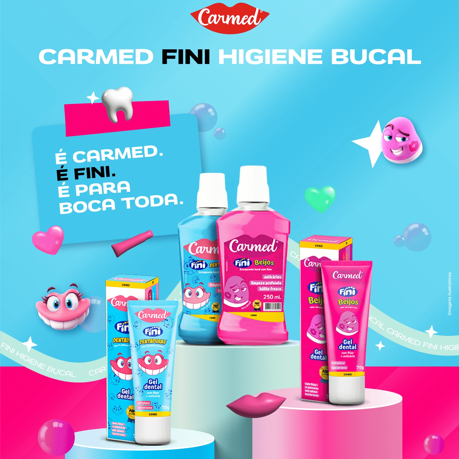 Carmed Fini Denture Mouthwash 250ml | SHEIN USA