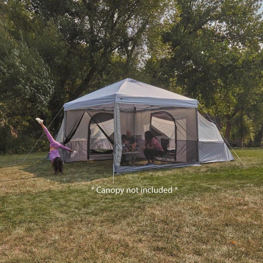 Ozark Trail 8-Person Connect Tent With Screen Porch (Straight-Leg ...