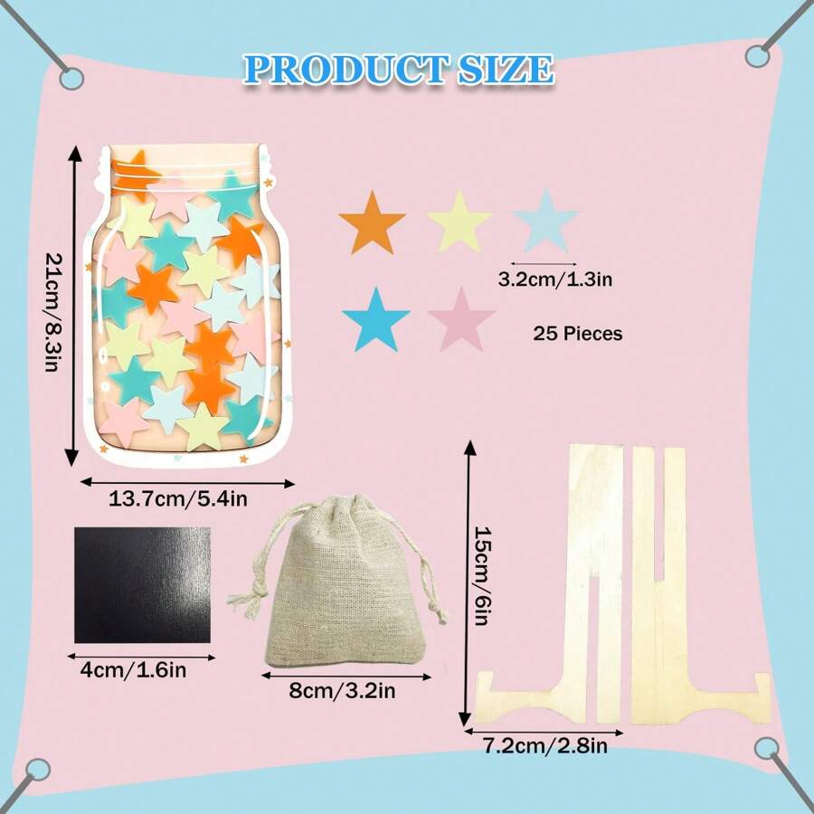 1pc Universal Magnetic Reward Jar, Student Classroom Reward Jar ...