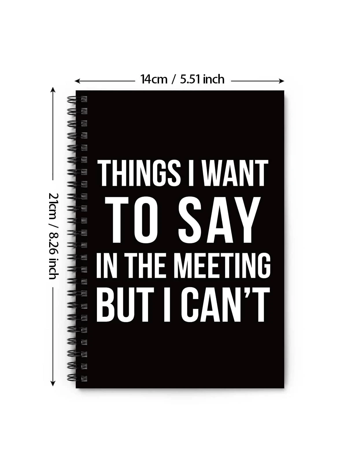 1 Pc Spiral Journal Notebook, Funny Gift For Coworker, Employee ...