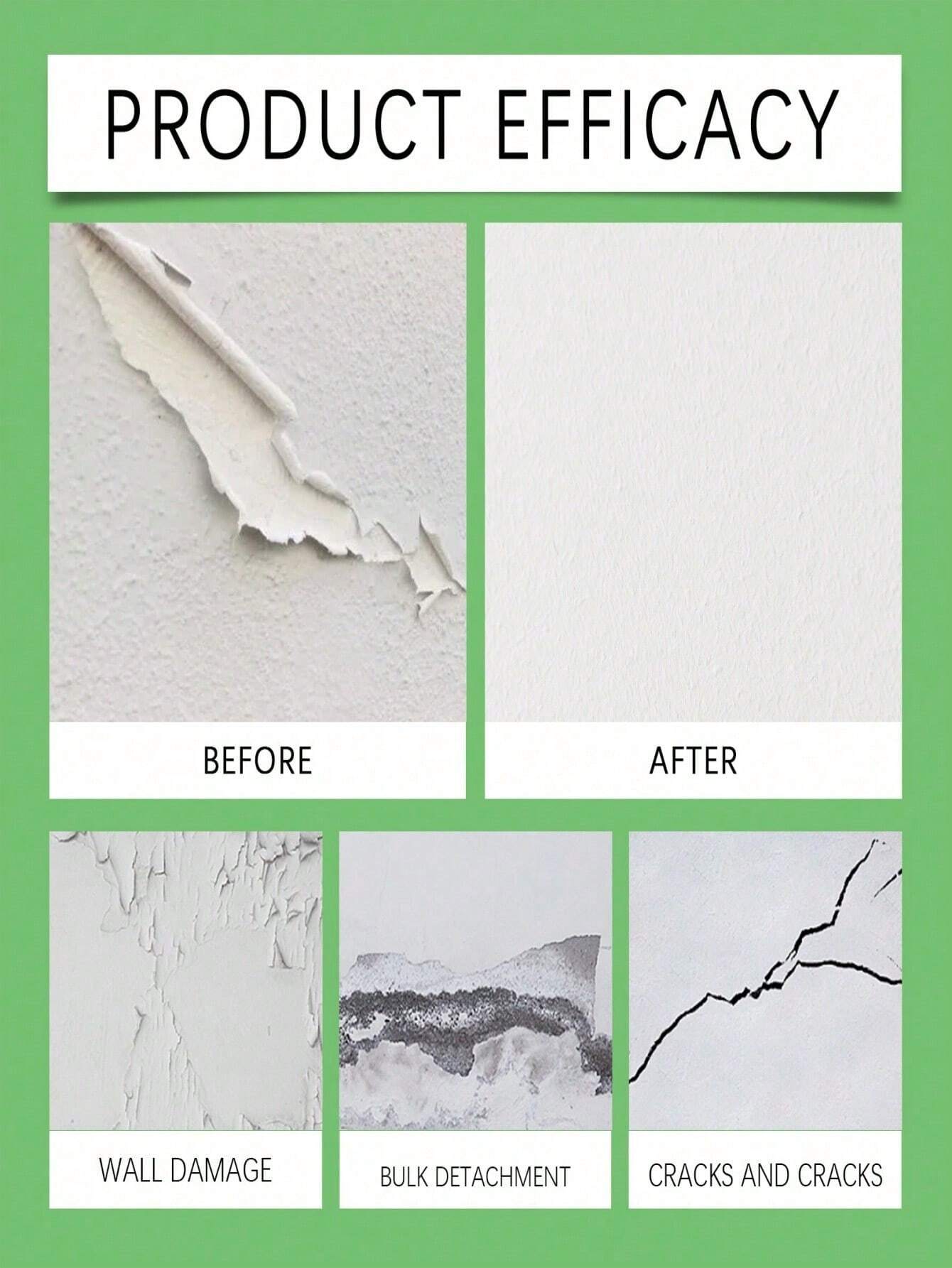 Stucco per riparazione pareti, riempitivo per buchi e crepe, vernice ...