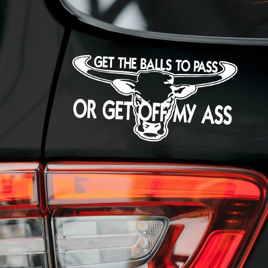 New 200mm Funny Aussie BNS 4x4 Ute Car Stickers Decal GET BALLS COUNTRY ...